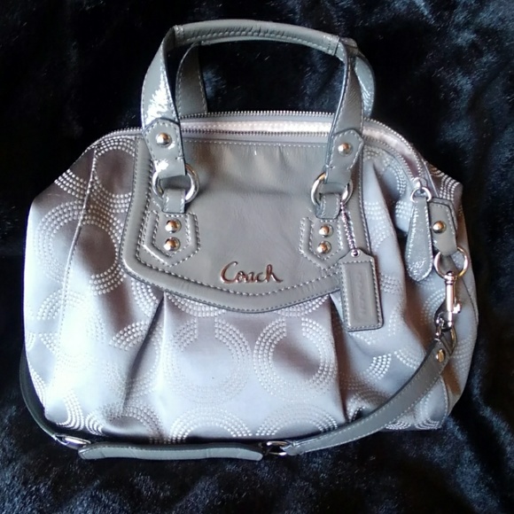 Coach | Bags | Coach Gray Handbag | Poshmark
